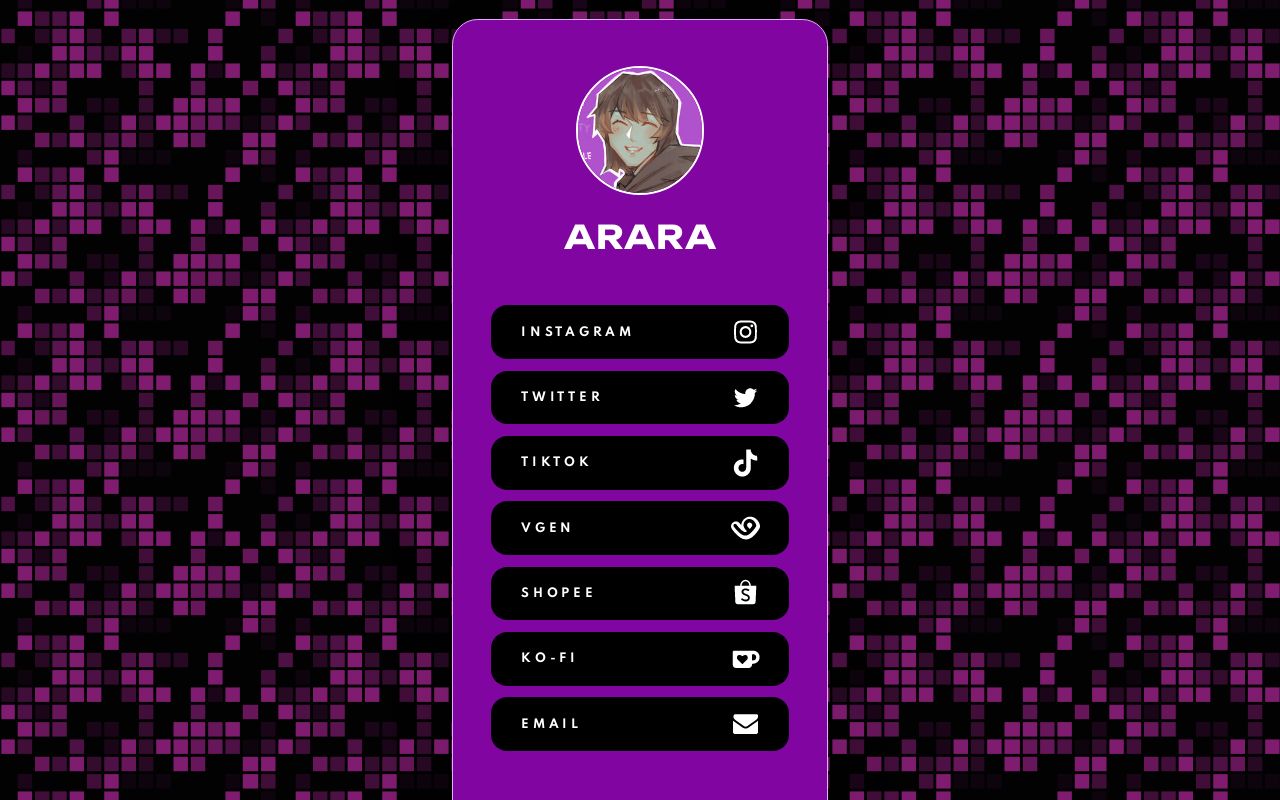 Arara's carrd Arara's carrd